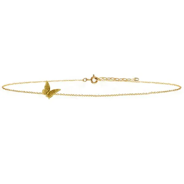 LEE RENEE Gold Butterfly Choker Necklace - Gold/yellow