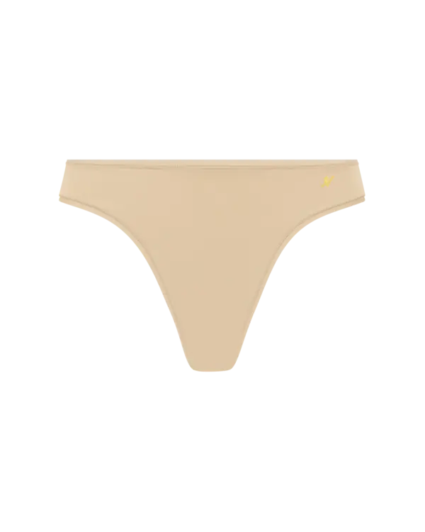 NUDEA Neutrals / The Stretch Dipped Thong Bundle Three Pack Nude - Black