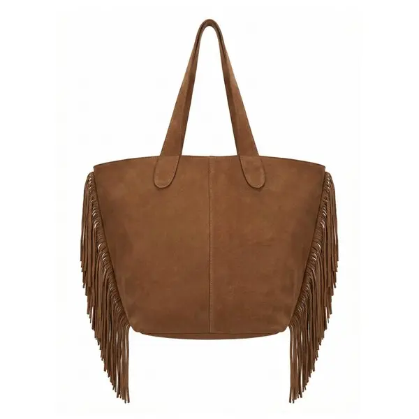 NOOKI DESIGN Vancouver Suede Tote - Beige