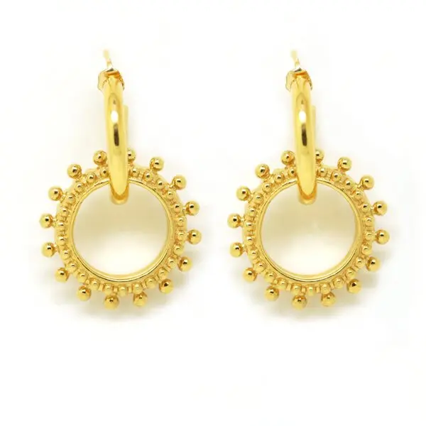 ETTA BURTON JEWELLERY Sun Dance Vermeil Earrings - Gold
