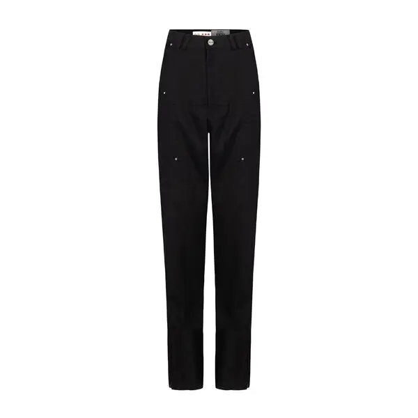 PCFG Free Heaven Linen Suit Pant - Black