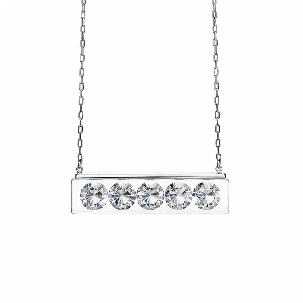 IOSTUDIO Five Dreams Stone Necklace - Silver