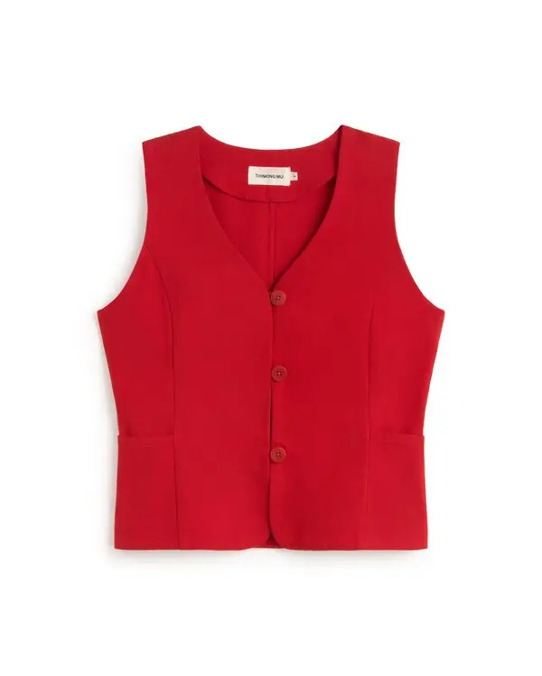 THINKING MU Alisa Organic Cotton Vest