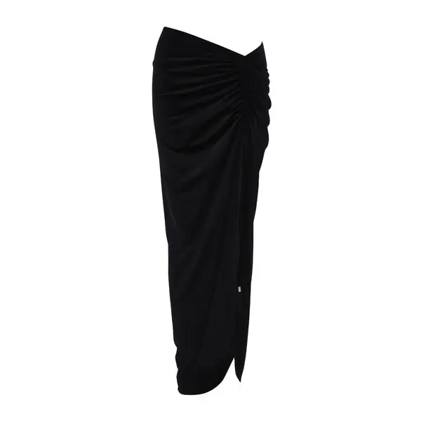 ROOM 24 Pam Ruched Velvet Skirt