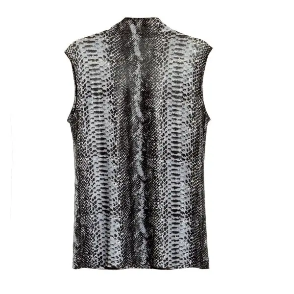 PALOMA LIRA Sleeveless Python Print Top