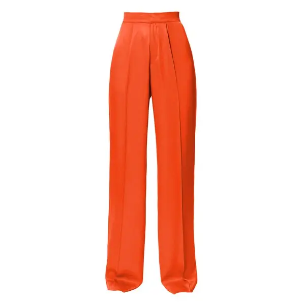 AGGI BY HALEWSKI Jessie Satin Trousers - Orange