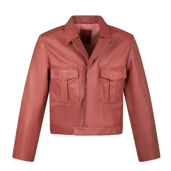 ZASTASTUDIO Classic Leather Biker Jacket