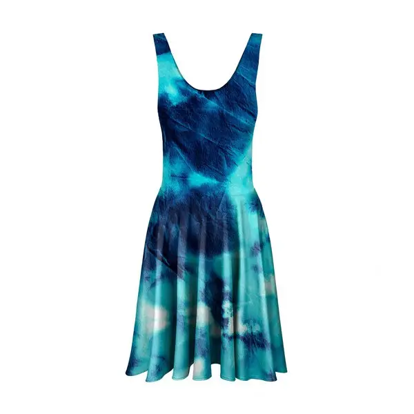 ALOHA FROM DEER Tie Dye Circle Dress
