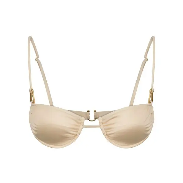 BIANCA RESORTWEAR Gala Balconette Bikini Top - White