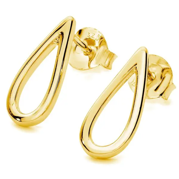 LUCY QUARTERMAINE Petal Stud Earrings - Gold