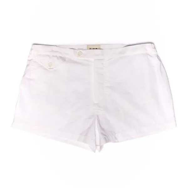 PIER SICILIA Ugo Plain Shorts - White
