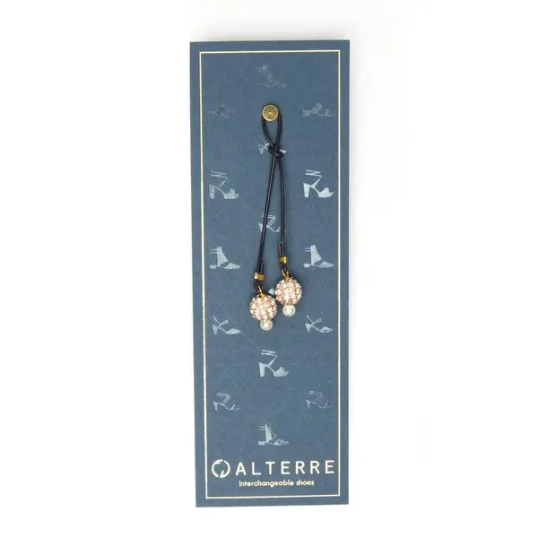 ALTERRE Crystal Ball Shoe Charm - Gold