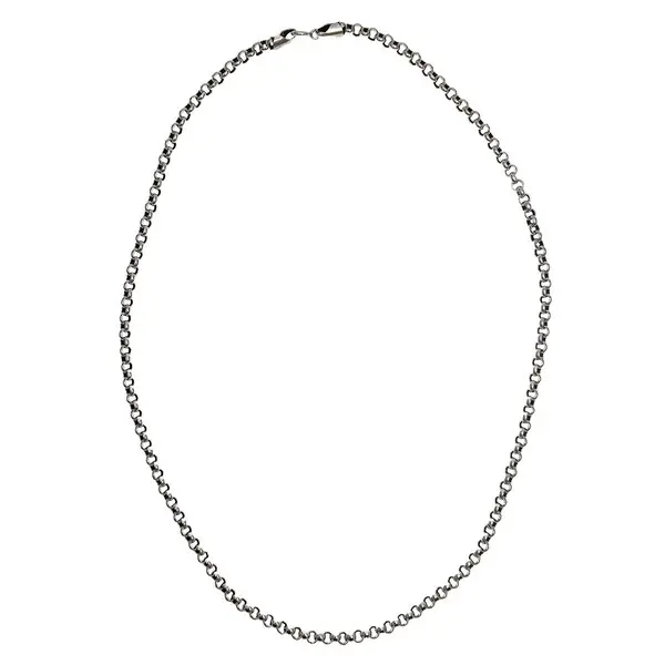 FARRA Sterling 20-inch Chain Necklace - Silver