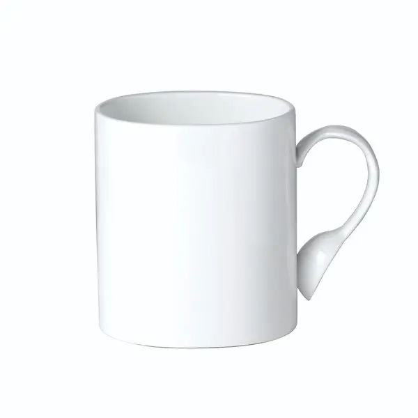 Twig New York Cutlery Oval Mug With Handle - White