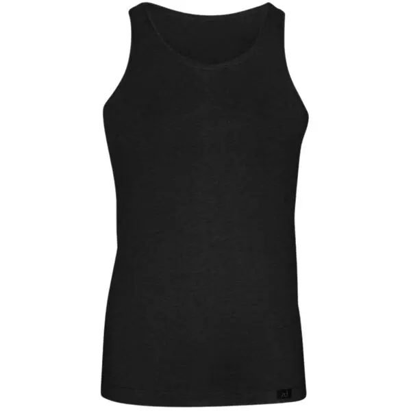 ZD ZERO DEFECTS Neptuno Tank Top Soy Fiber – Antibacterial & Lightweight Fit Color - Black