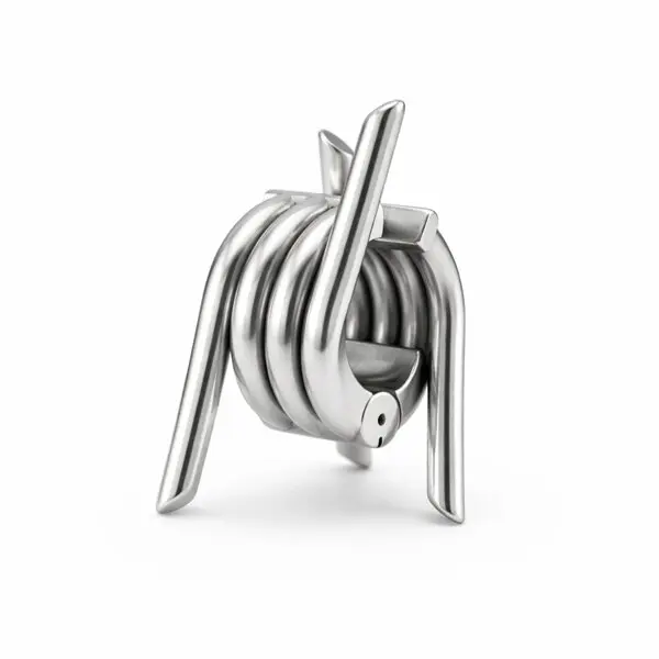 BORN IN EXILE Statement Barbwire Ear Cuff - Silver