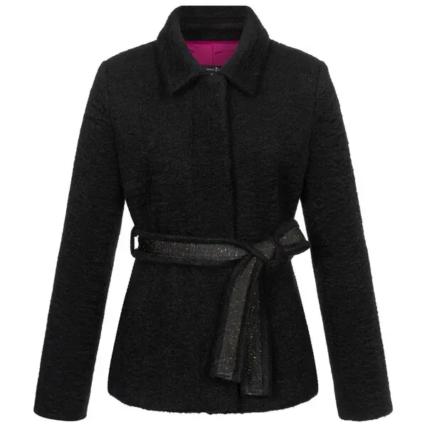 MARIANNA DÉRI Belted Bouclé Jacket