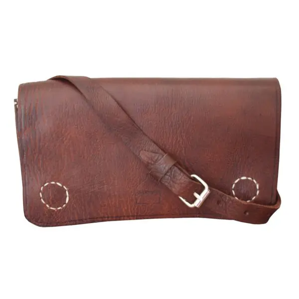 BERBER LEATHER The Kenitra Shoulder Bag - Brown