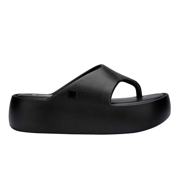 Melissa Platform Thong Sandals - Black