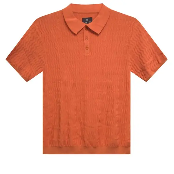 VUSTRA Gingersnap Luxe Knit Polo