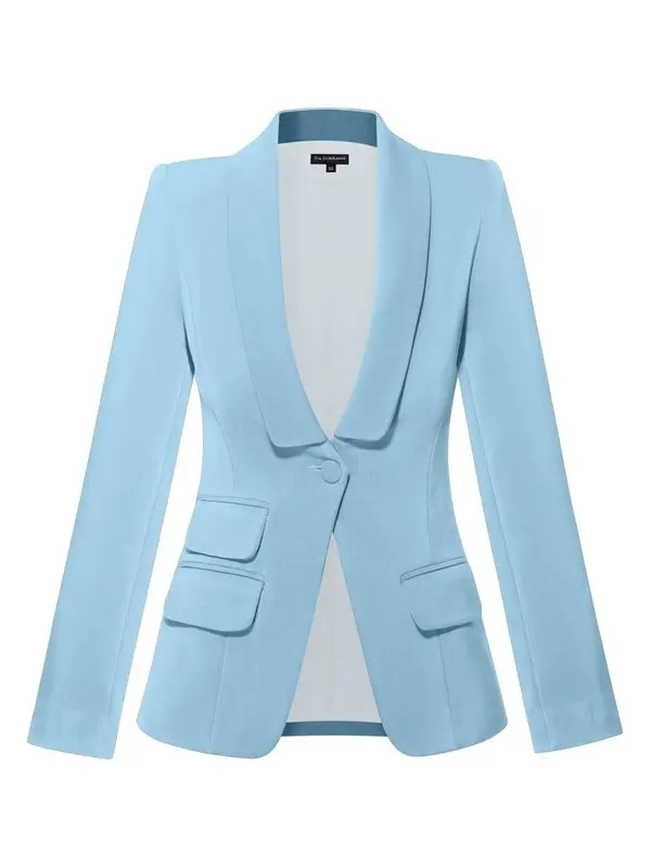 TIA DORRAINE Single-breasted Blazer - Blue