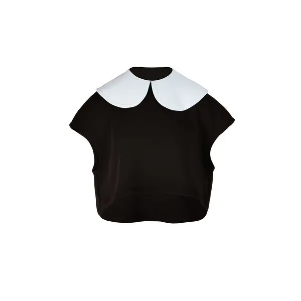 IOANA CIOLACU Sweatshirt With Contrasting Collar