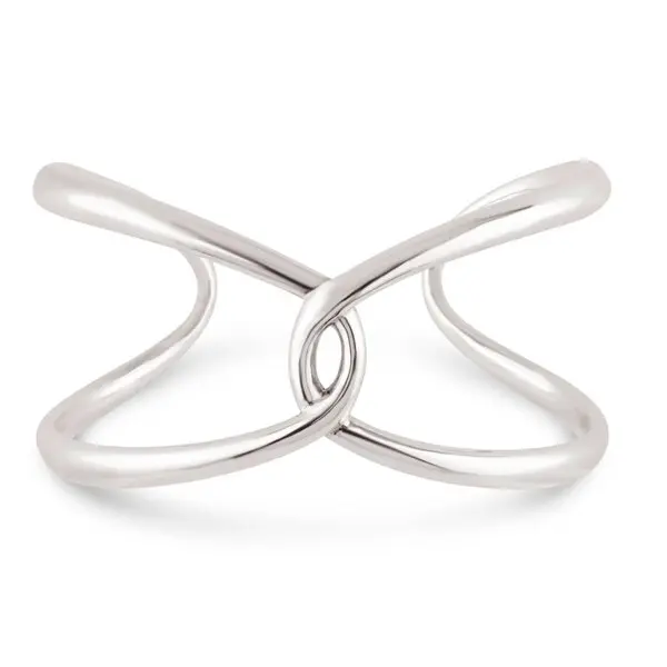 DINNY HALL Twist Open Cuff - Silver