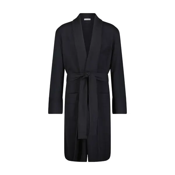 GEORGE PATRICK Cashmere Wool Robe - Black