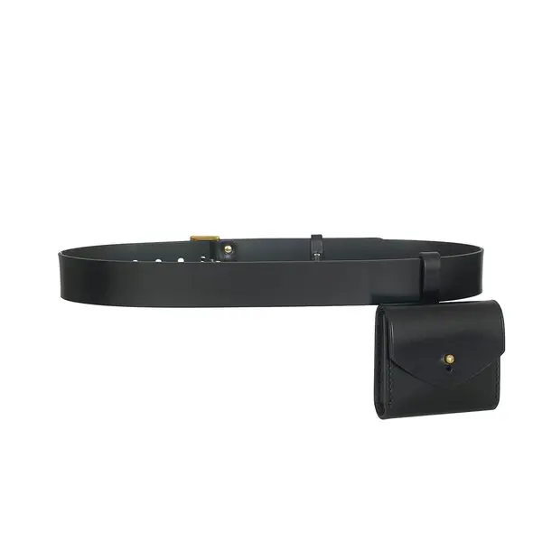 HAUTE CUIR Leather Micro Belt Bag