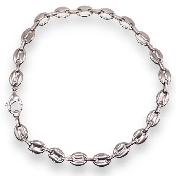 JAGGED HALO JEWELRY Mariner Link Necklace - Silver