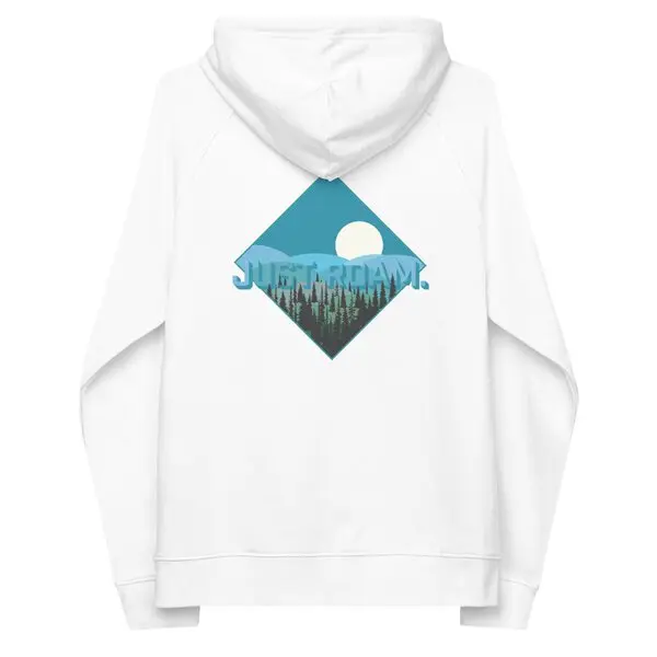 ANCHOR & CREW Organic Cotton Raglan Hoodie - White