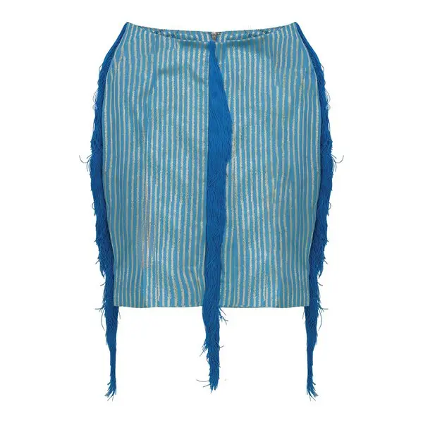 28NATELIER The Saya Midi Skirt - Blue
