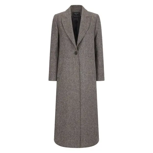 TRIONA Shannon Tweed Coat - Grey