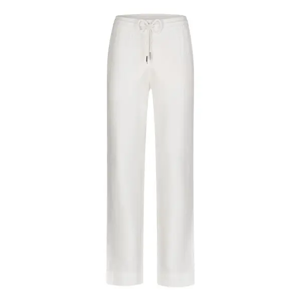 MAISON TANGERINE Linen Long Pants - White