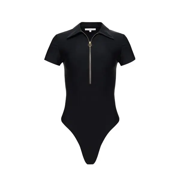 GOLDIE BYRD Zip Front Smoothing Bodysuit