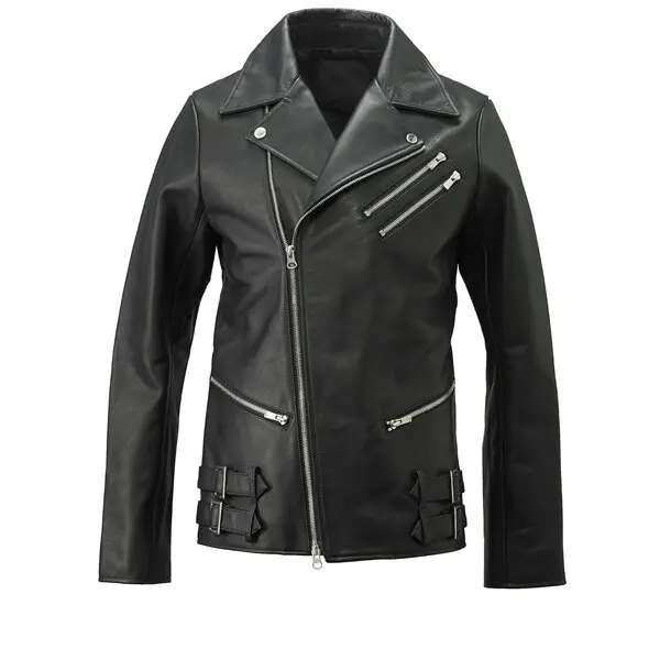 TOKKOU Cowhide Leather Biker Jacket