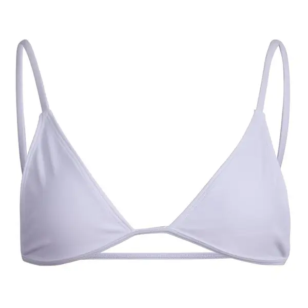MINIMALE ANIMALE Lucid Bijou Bikini Top - White