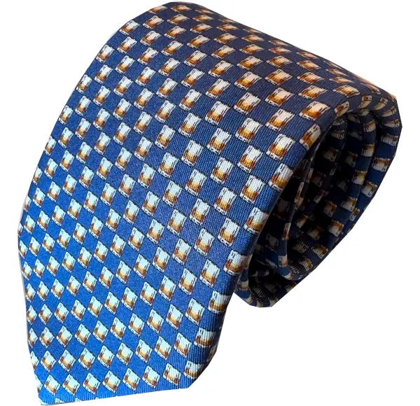 LAZYJACK PRESS Printed Neck Tie