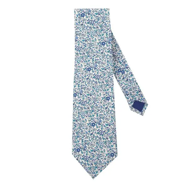LE COLONEL Liberty Katie & Millie Neck Tie - Blue