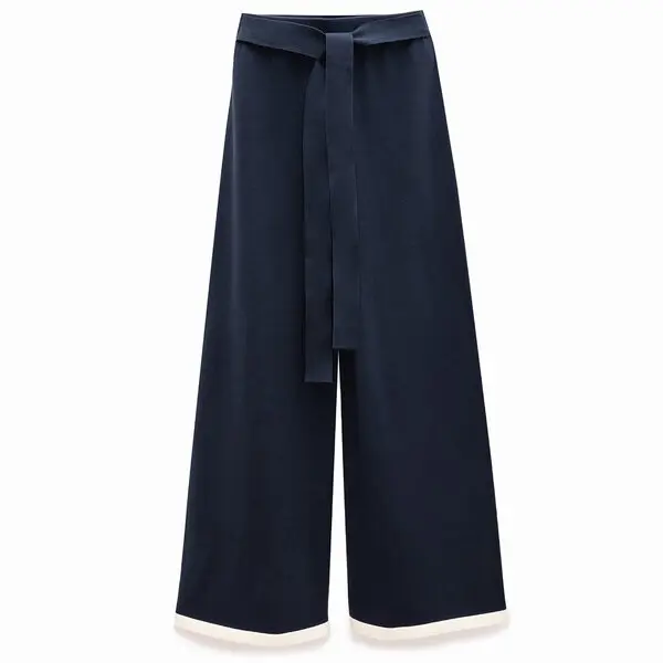 PERALUNA Waistbanded Knit Trousers