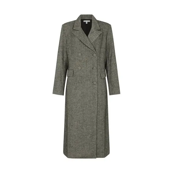 LILY AND LIONEL Jakki Tailored Herringbone Coat
