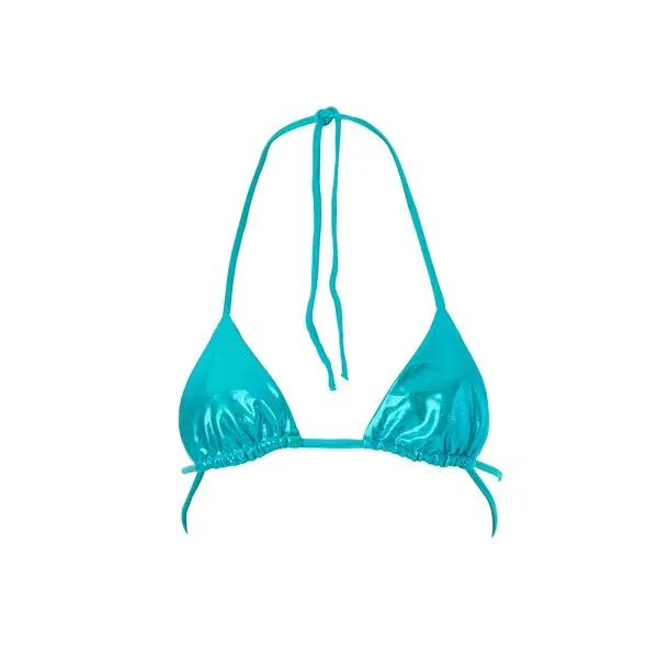 SIREN SWIMWEAR Ibiza Reversible Bikini Top - Blue