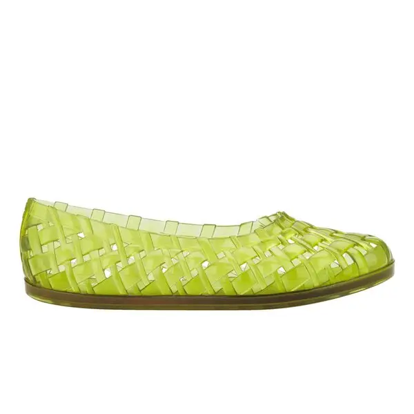 Melissa Possession Jelly Ballerinas - Green