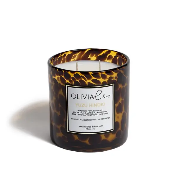 OLIVIA LE Yuzu Hinoki Tortoise Candle - Brown