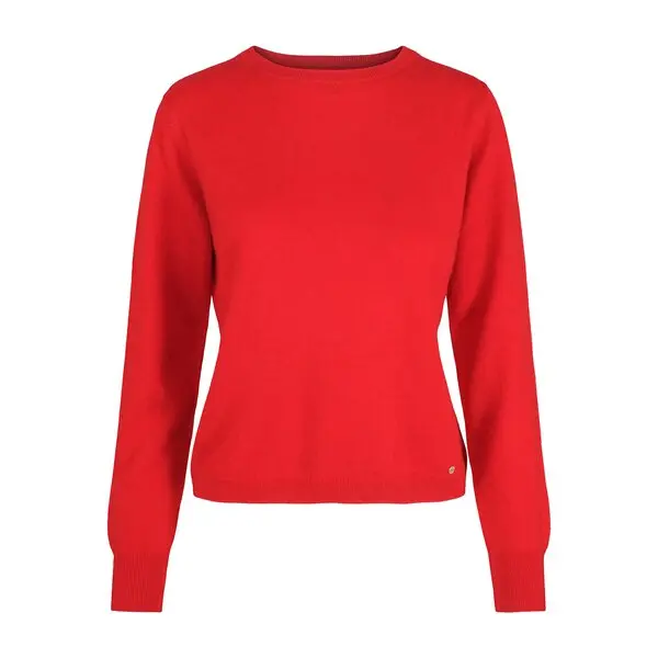 TIRILLM Sasha Basic Cashmere Pullover - Red