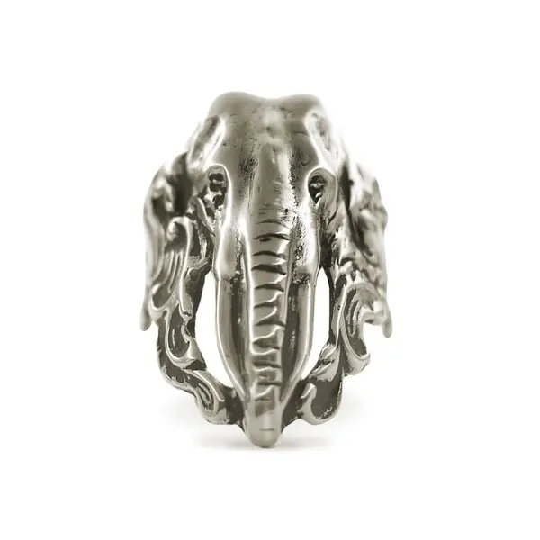 PERRY GARGANO Sterling Elephant Ring - Silver
