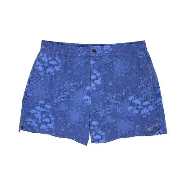 LORDS OF HARLECH Paisley Floral Swim Short - Blue
