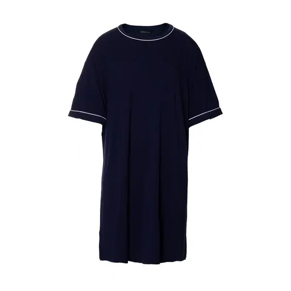 PRETTY YOU Bamboo Classic Tee Dress - Blue
