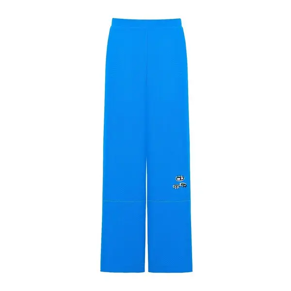 KING NAKED Wide-leg Pants With Embroidery