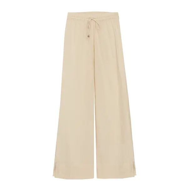 N'ONAT Crinkled Organic Cotton Pull-on Trousers